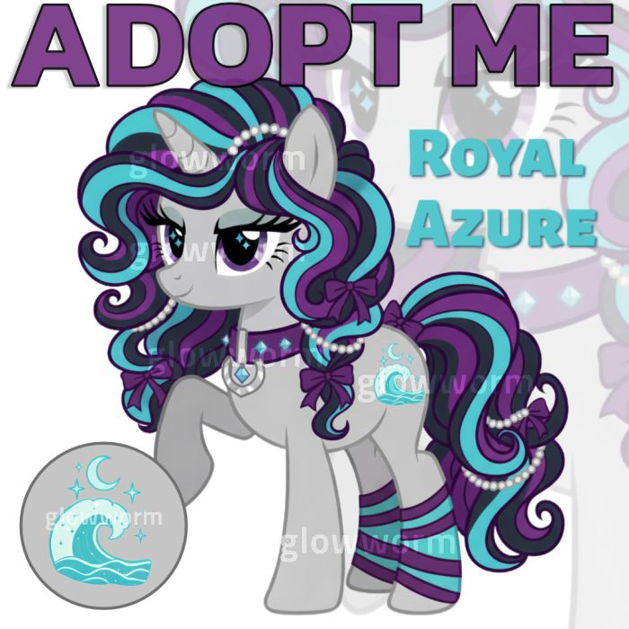 Pony - Royal Azure - YCH.Commishes