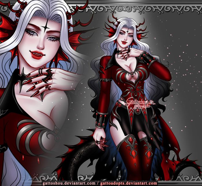 Dragon Girl Adopt 694 [Auction] [OPEN] - YCH.Commishes